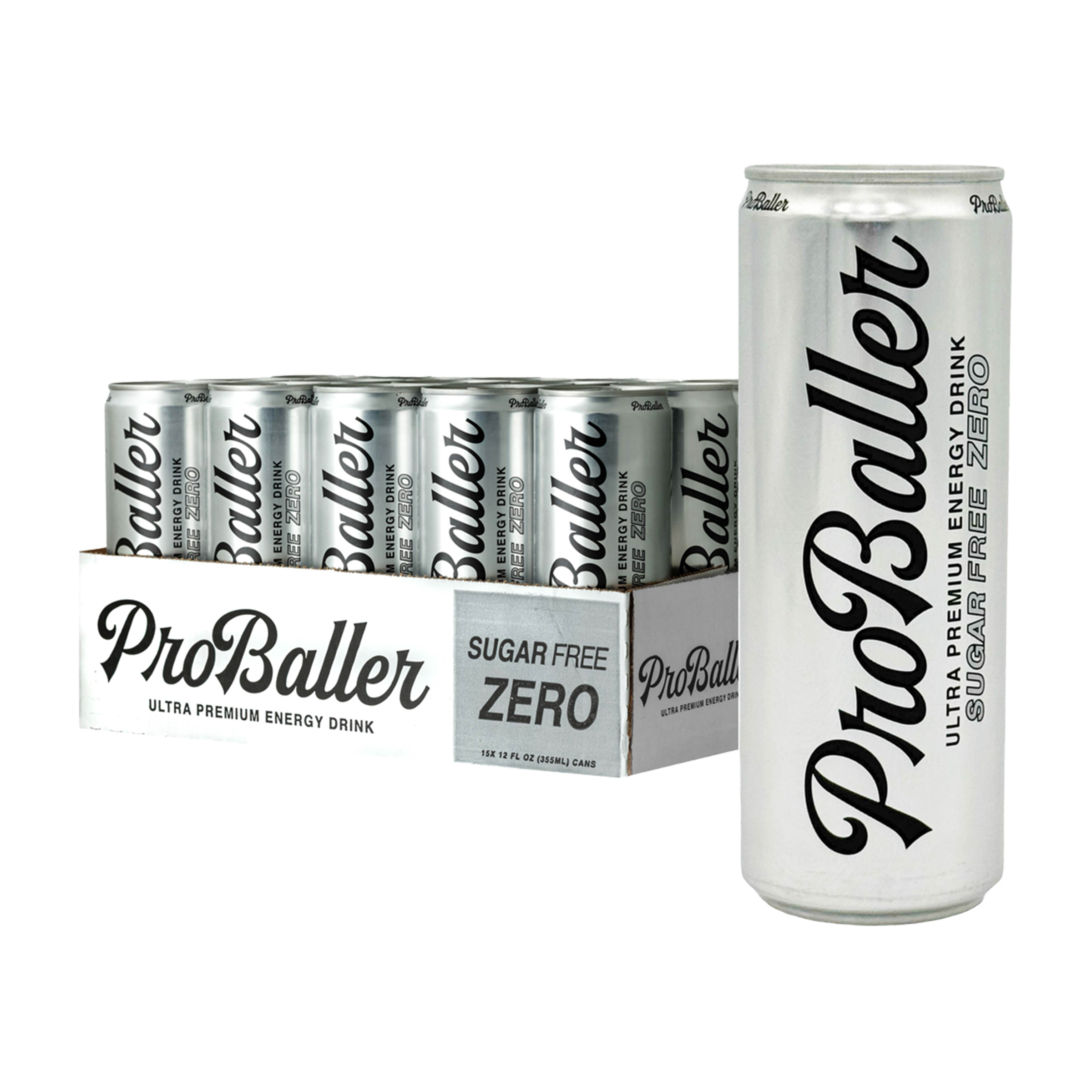 ProBaller Citrus Zero Sugar Free Sports Energy Drink 15-pack